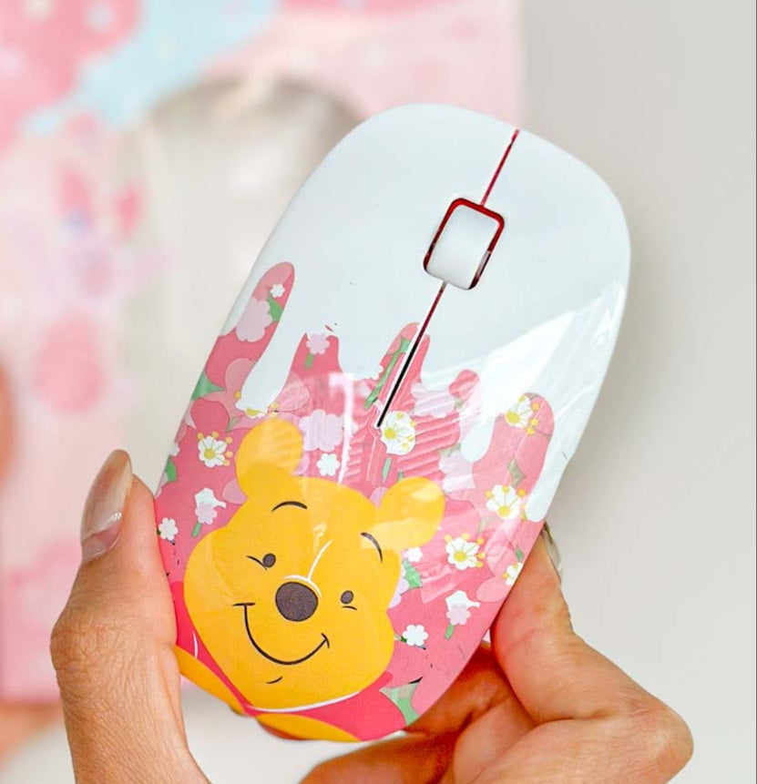 Disney Winnie the Pooh Wireless Optical Mouse and Keyboard – Fantasyusb