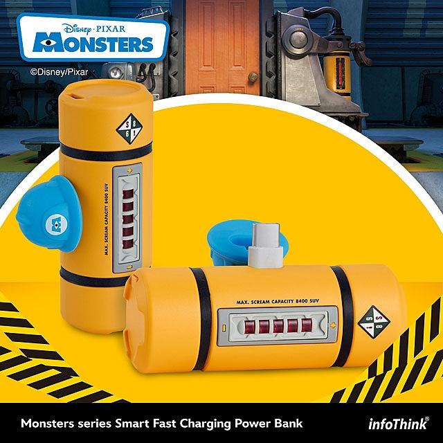 Pixar Monsters Inc. Scream Canister Power Bank 5000mAh – Fantasyusb